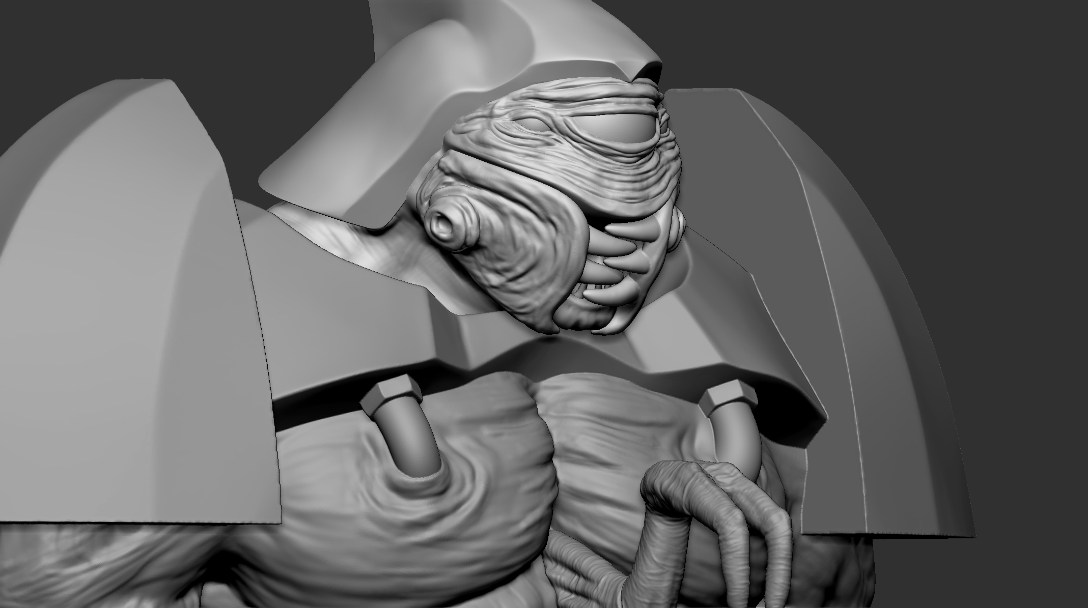 👽 Alien Grunt - Half Life - STL - OBJ - FBX -・ 3D File for ・Cults