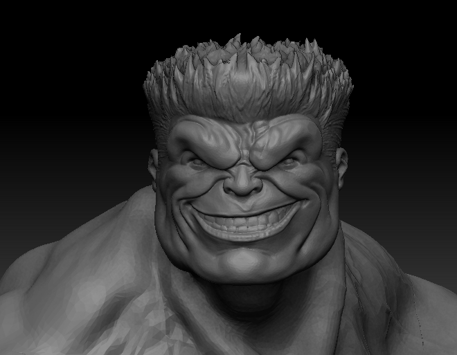 🖨️ Red Hulk・ STL File for ・Cults