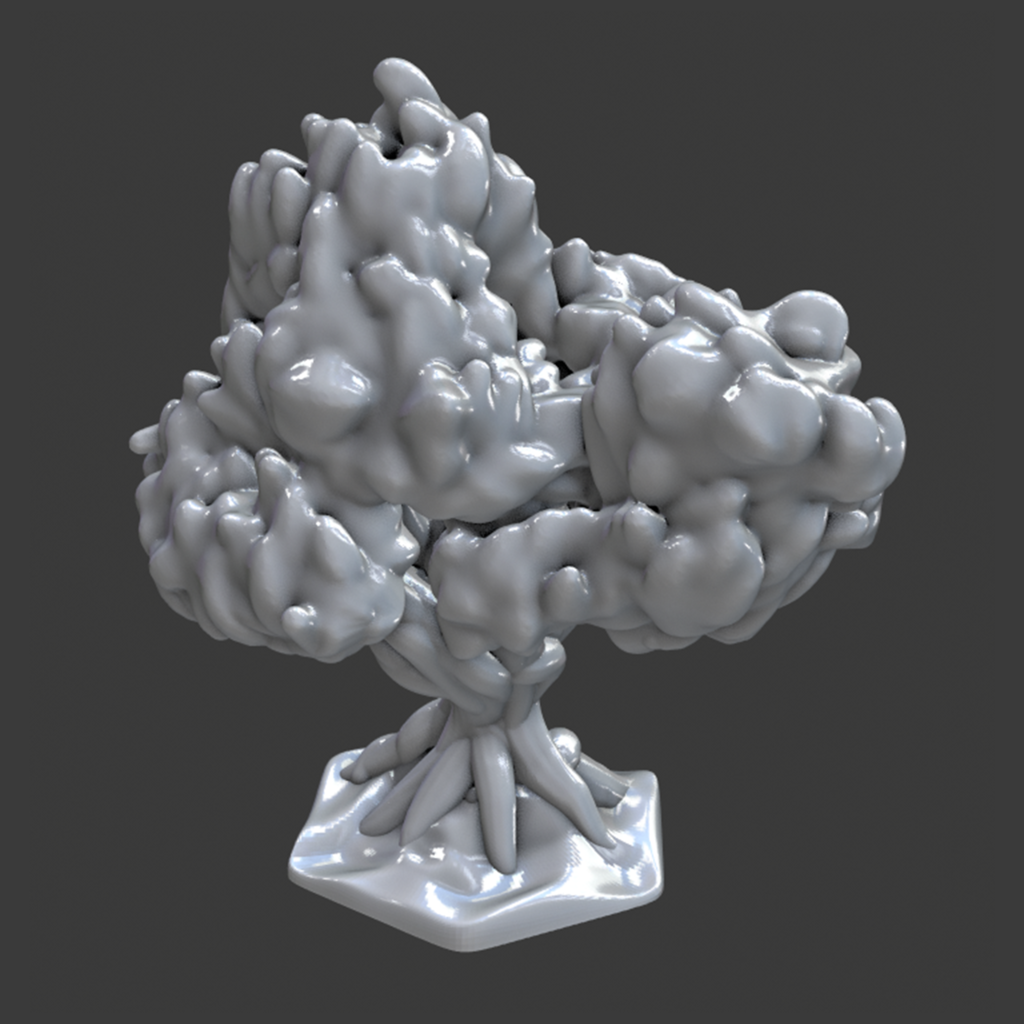 🤏 Small Bush or Shrub・Free STL File for ・Cults