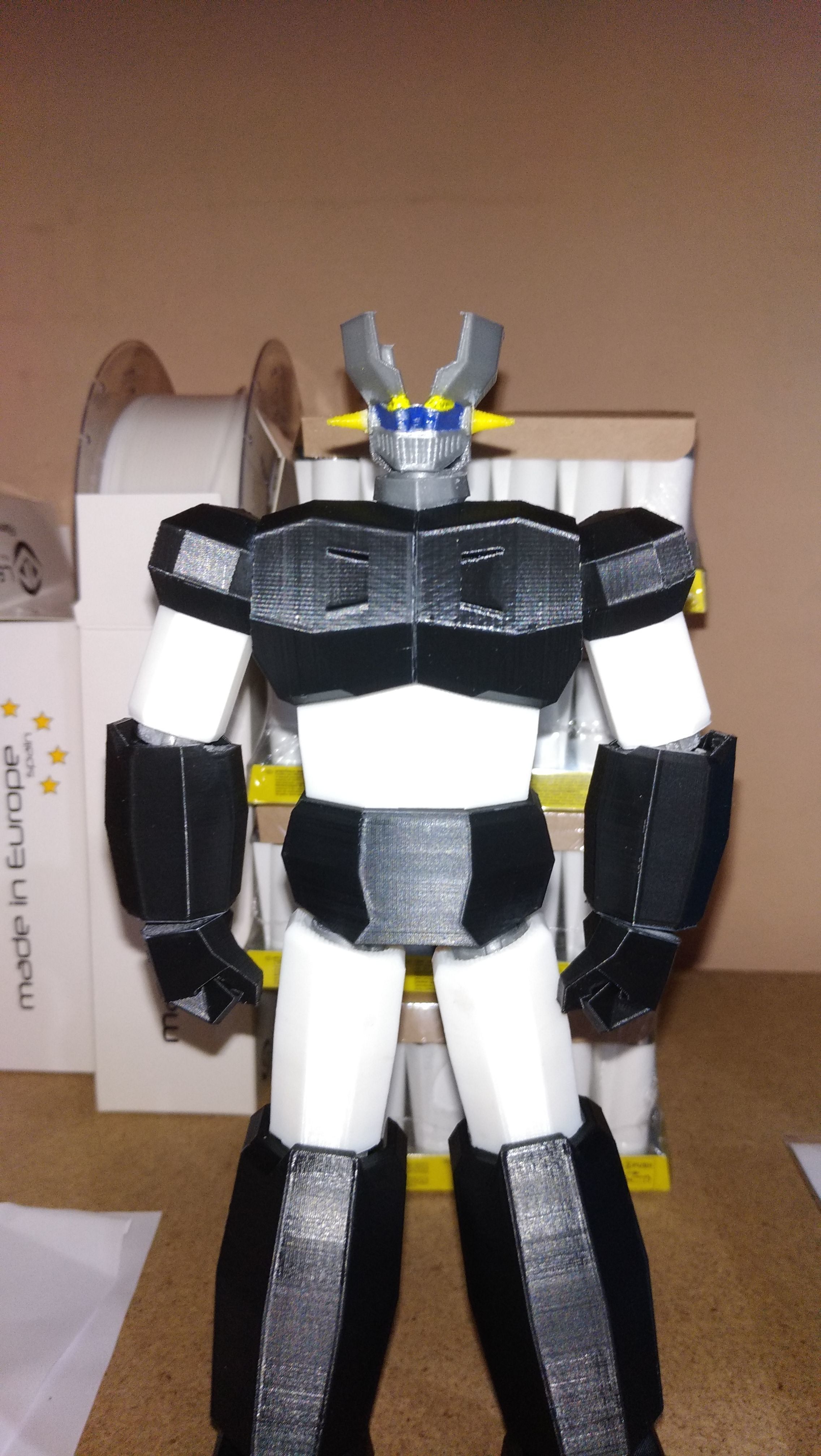3D printable Low Poly Mazinger Z V2 • made with Ender 3・Cults