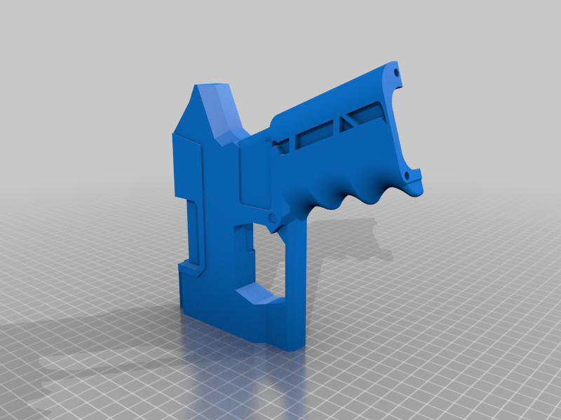 🔫 Rail pistol with electronics・Free STL File for ・Cults