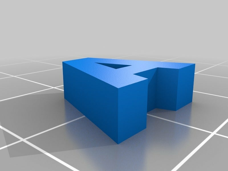Free STL file Letter A 🧞‍♂️・Design to download and 3D print・Cults