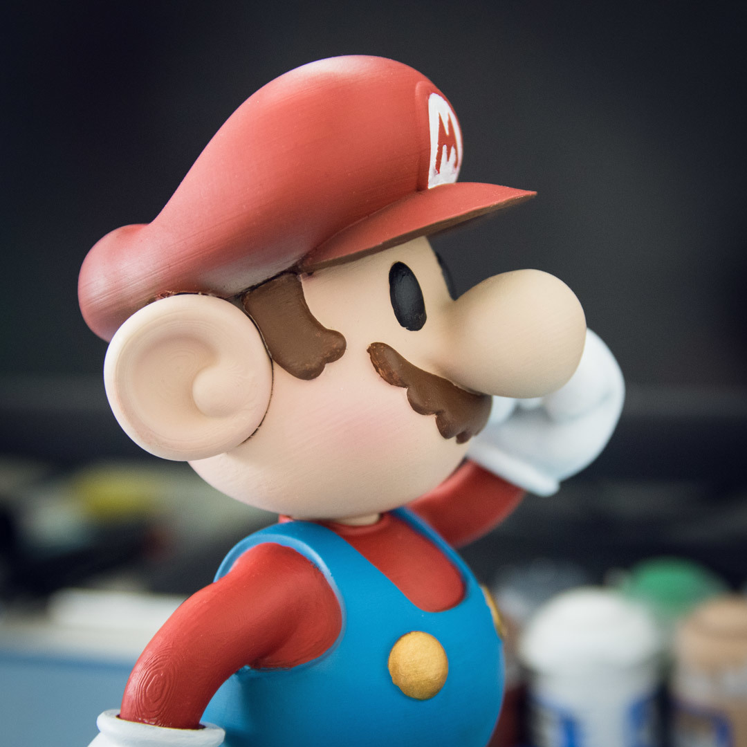 STL file FANART - 3D PAPER MARIO - DIORAMA 👾 ・Template to download and ...