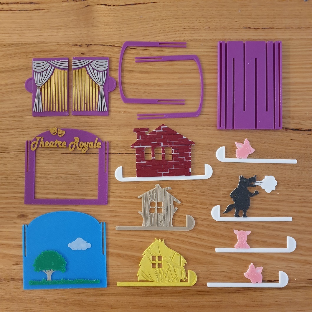 Free STL file Bedtime Story Interactive theatre 🚸 ・3D printing design ...