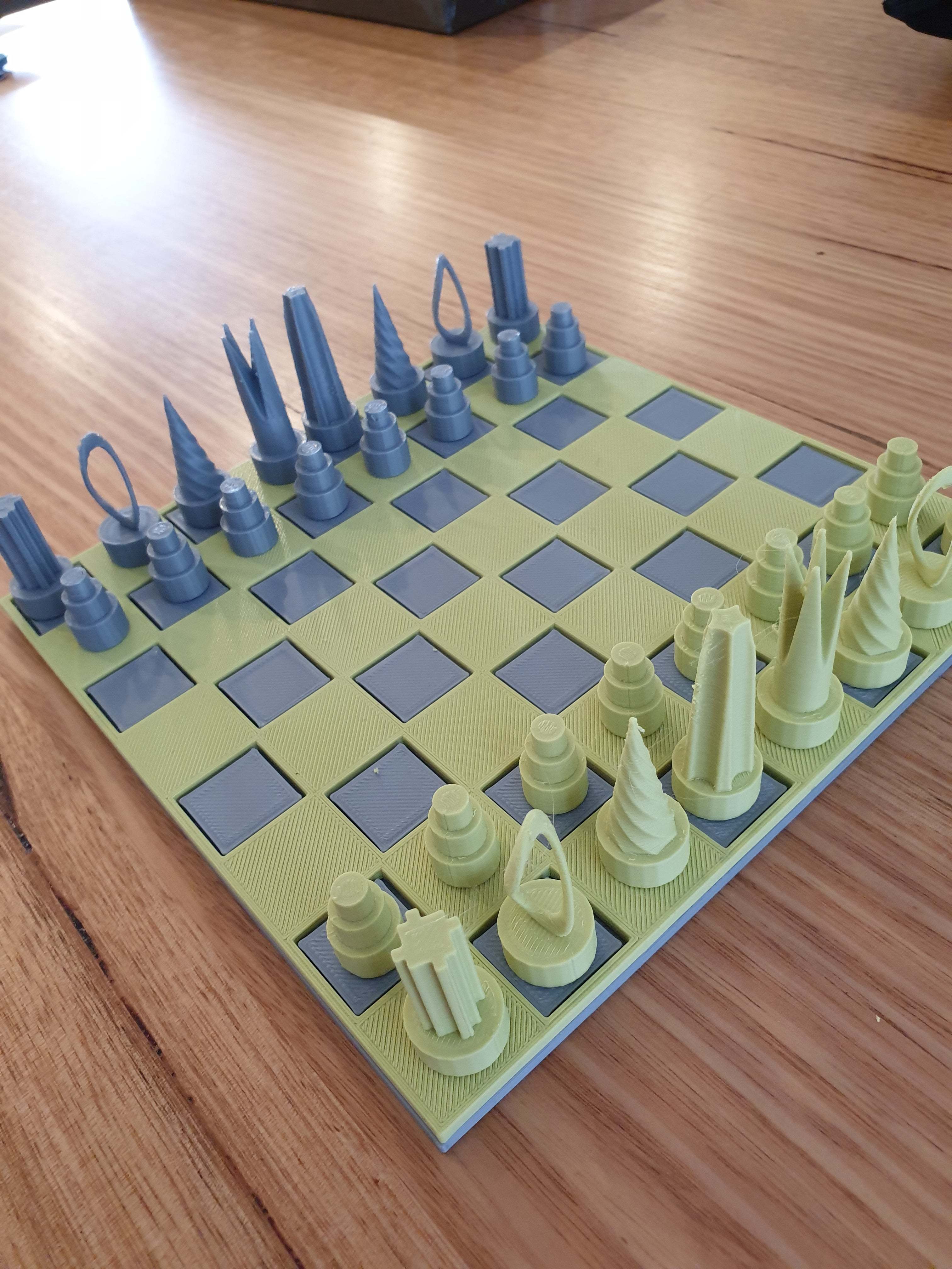 Free STL file Chess set with storage box ♟️ ・Object to download and to ...