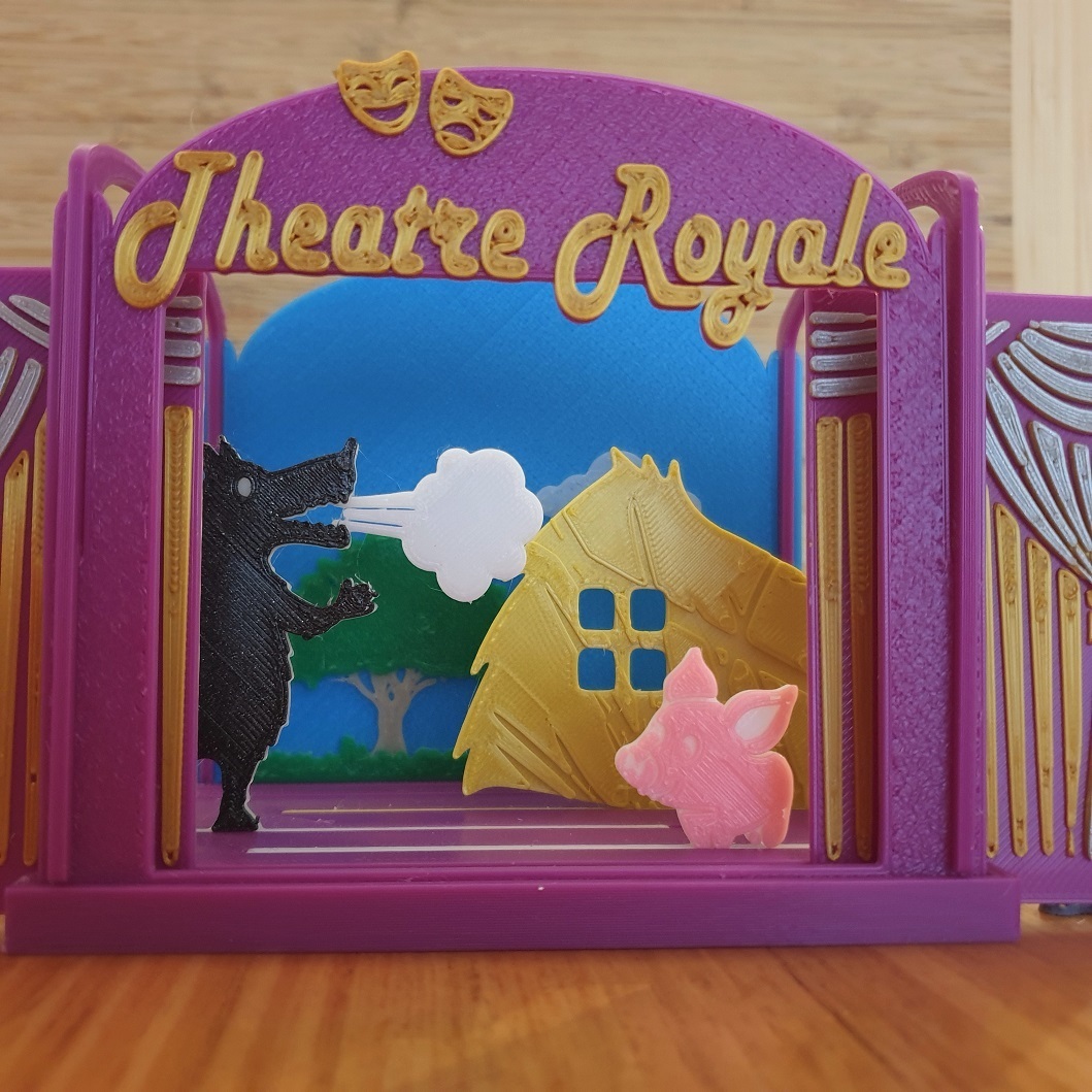 Free STL file Bedtime Story Interactive theatre 🚸 ・3D printing design ...