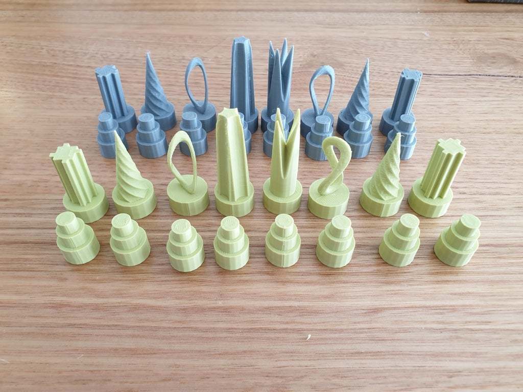 Free STL file Full size modular chess board and pieces ♟️ ・3D printer ...