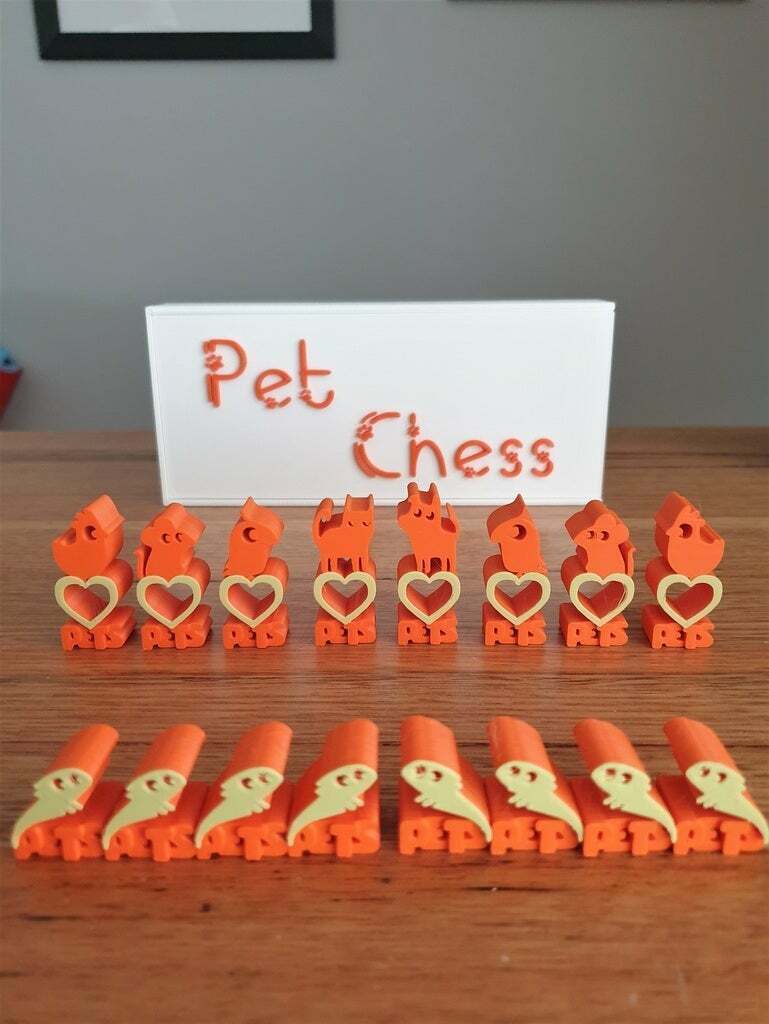 Free STL file Pet Chess and display box ♟️ ・Design to download and 3D ...