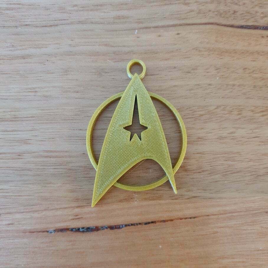 Free STL file Star Trek keyrings keychains ⭐・3D print object to ...