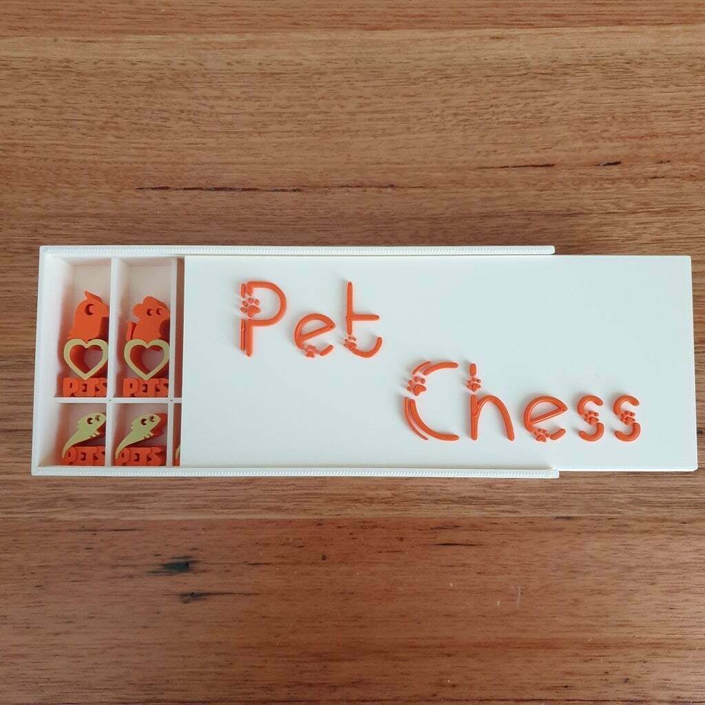 Free STL file Pet Chess and display box ♟️ ・Design to download and 3D ...