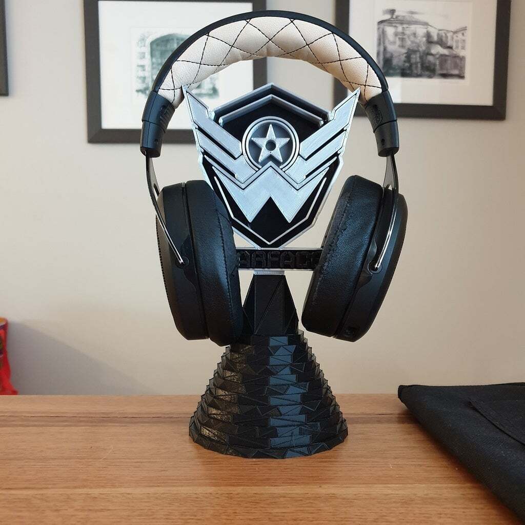 Free STL file Warface Headphones Stand 🎧・3D printable object to ...