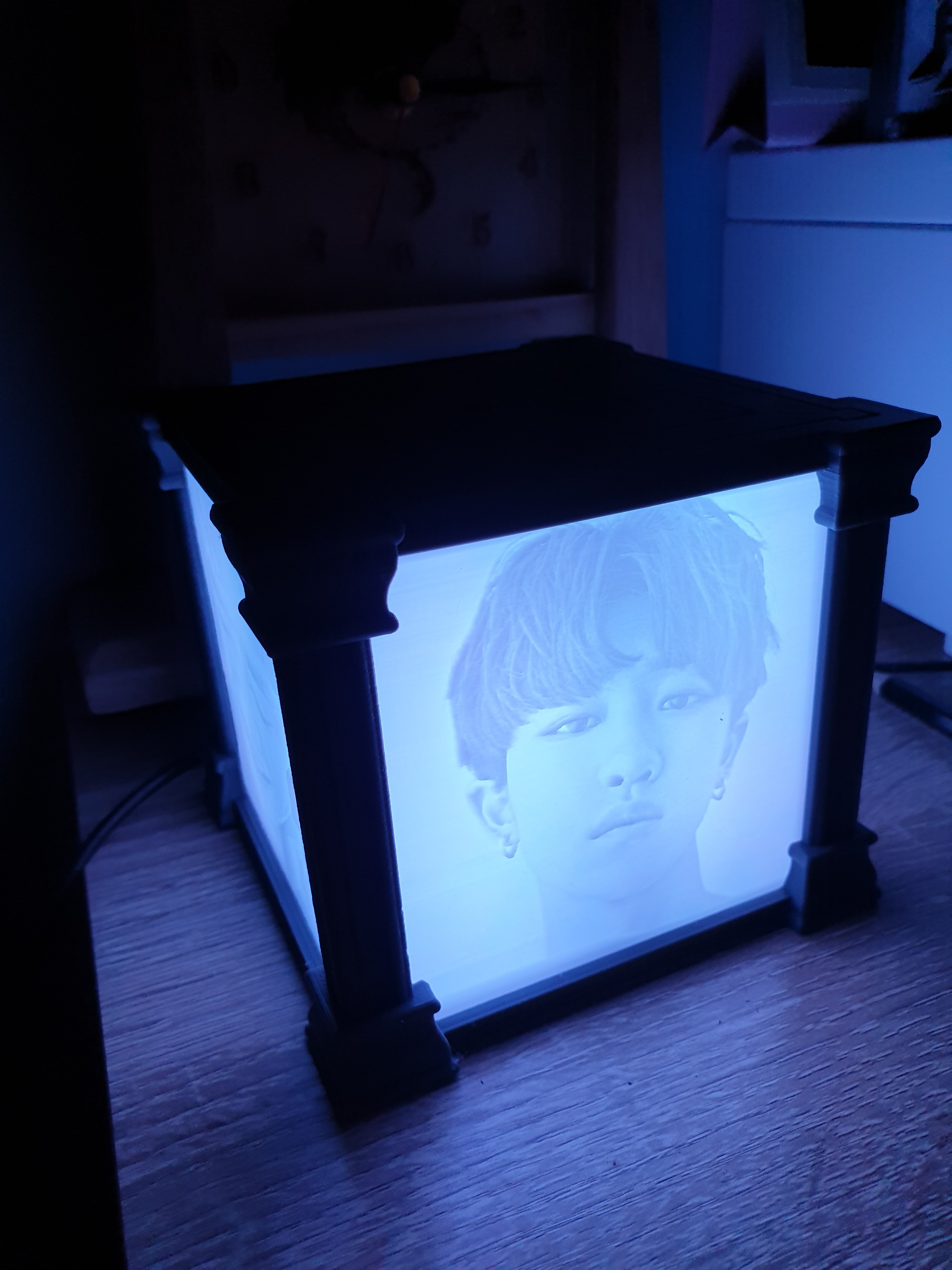 3D print Lithophane Display with Multiple Configurations and Storage ...