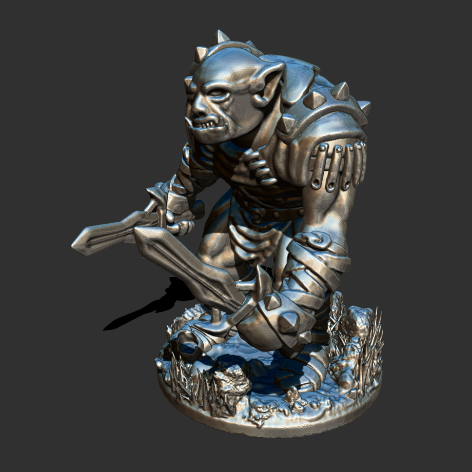 Free STL file Orc spellforce mace/sword 🎲 ・3D printable design to ...