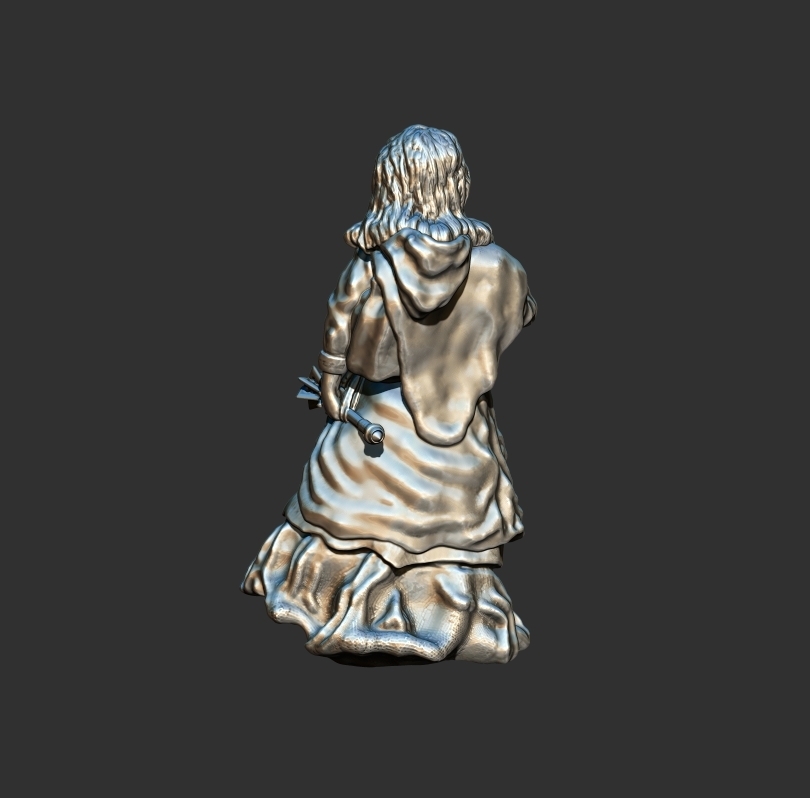 ♀️ Cleric human female・Free STL File for ・Cults