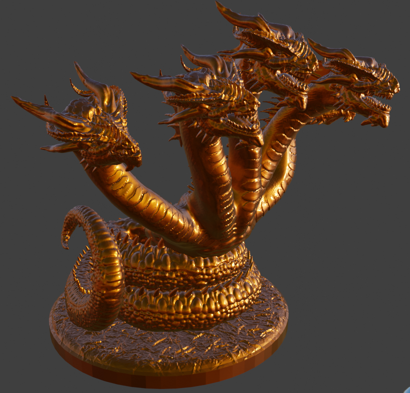 👹 Hydra・Free STL File for ・Cults