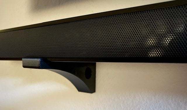 🎵 Sound bar bracket・Free STL File for ・Cults