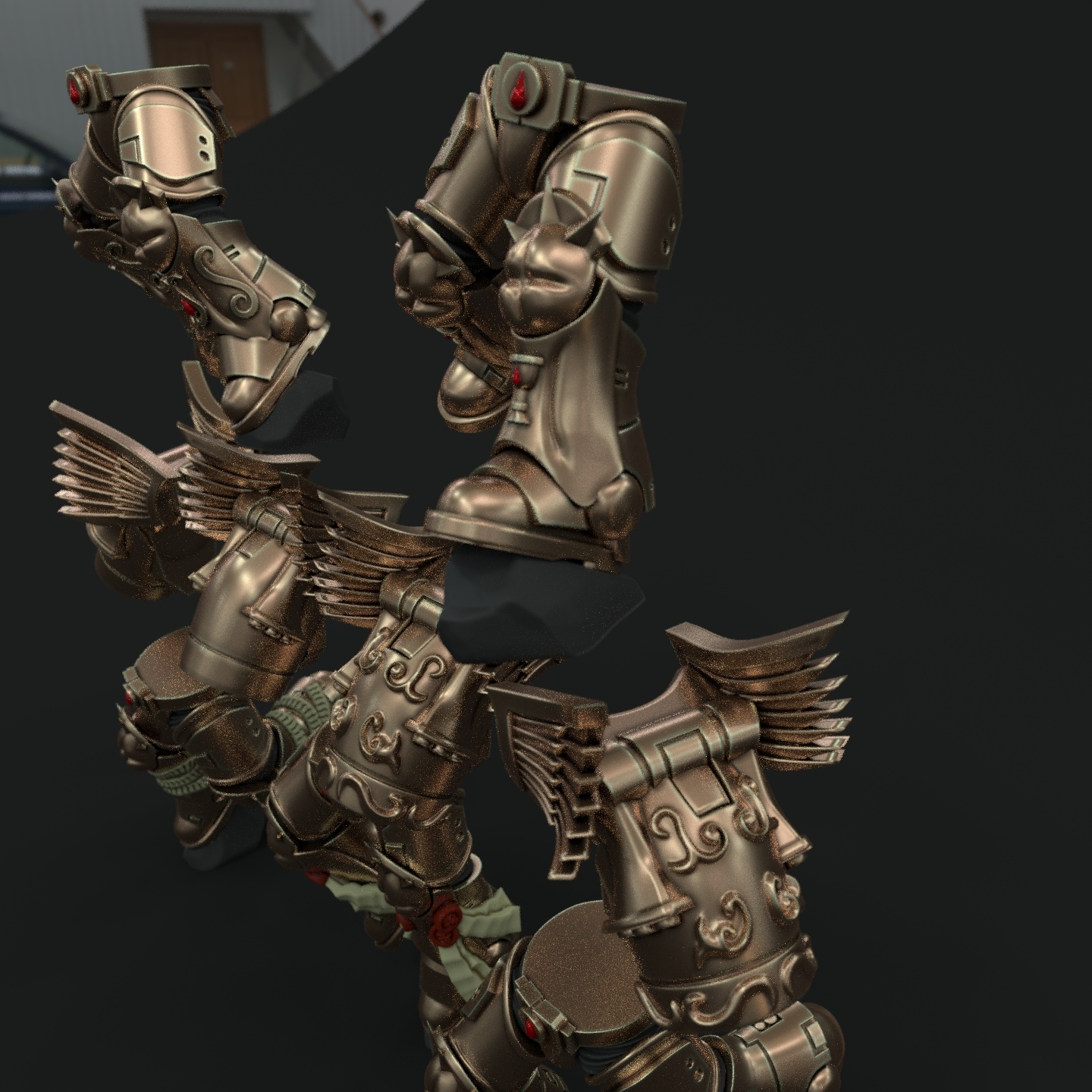 STL 文件 Sanguine Angel Legs and Jet Packs 👼 ・可下载 3D 打印模板・Cults