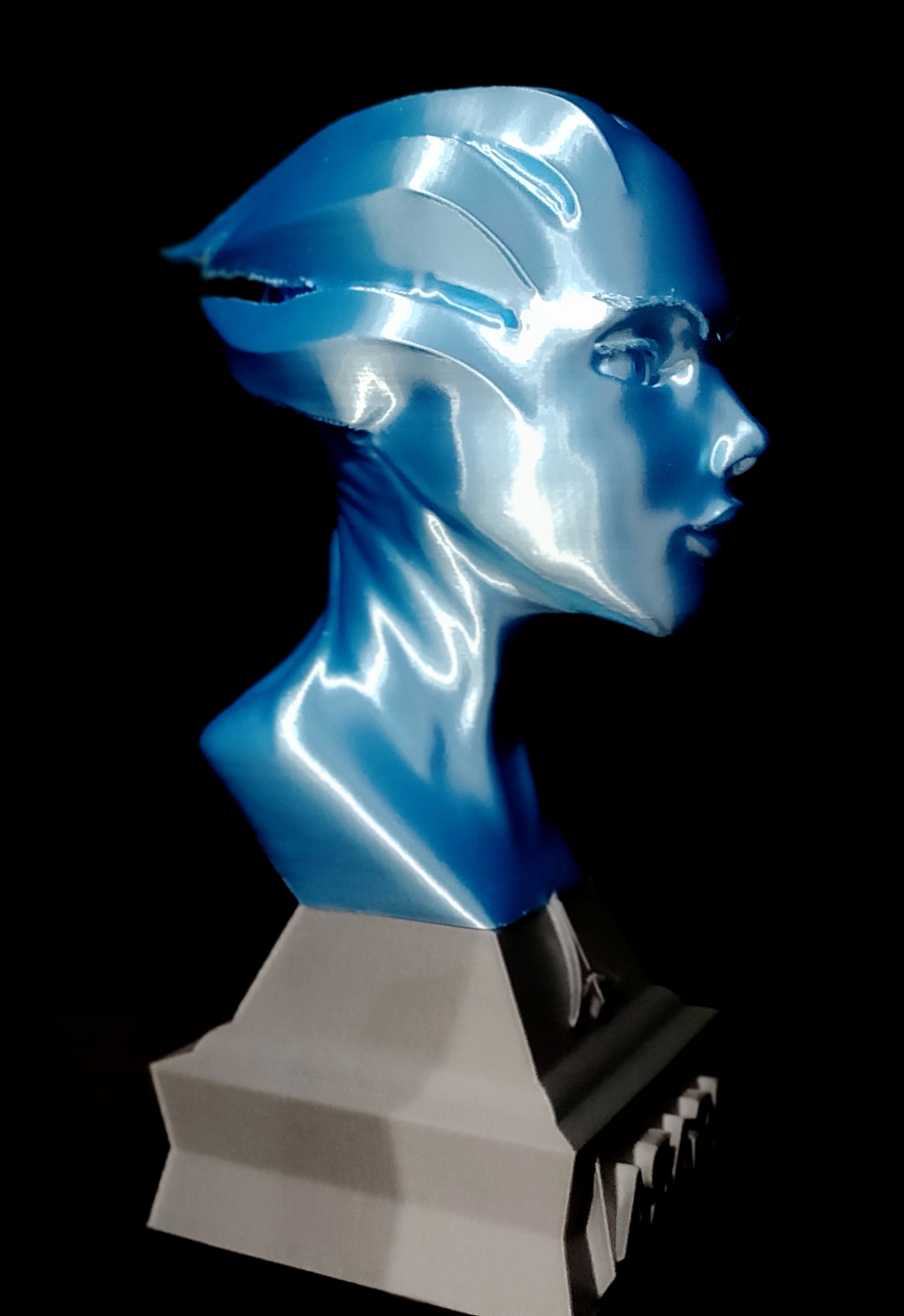 STL file ASARI - mass effect - bust 👤 ・Design to download and 3D print・Cults