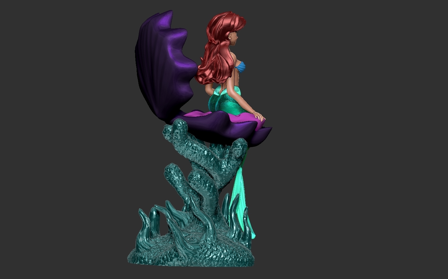 🧜‍♀️ Disney Model Ariel The Little Mermaid・ Stl File For ・cults