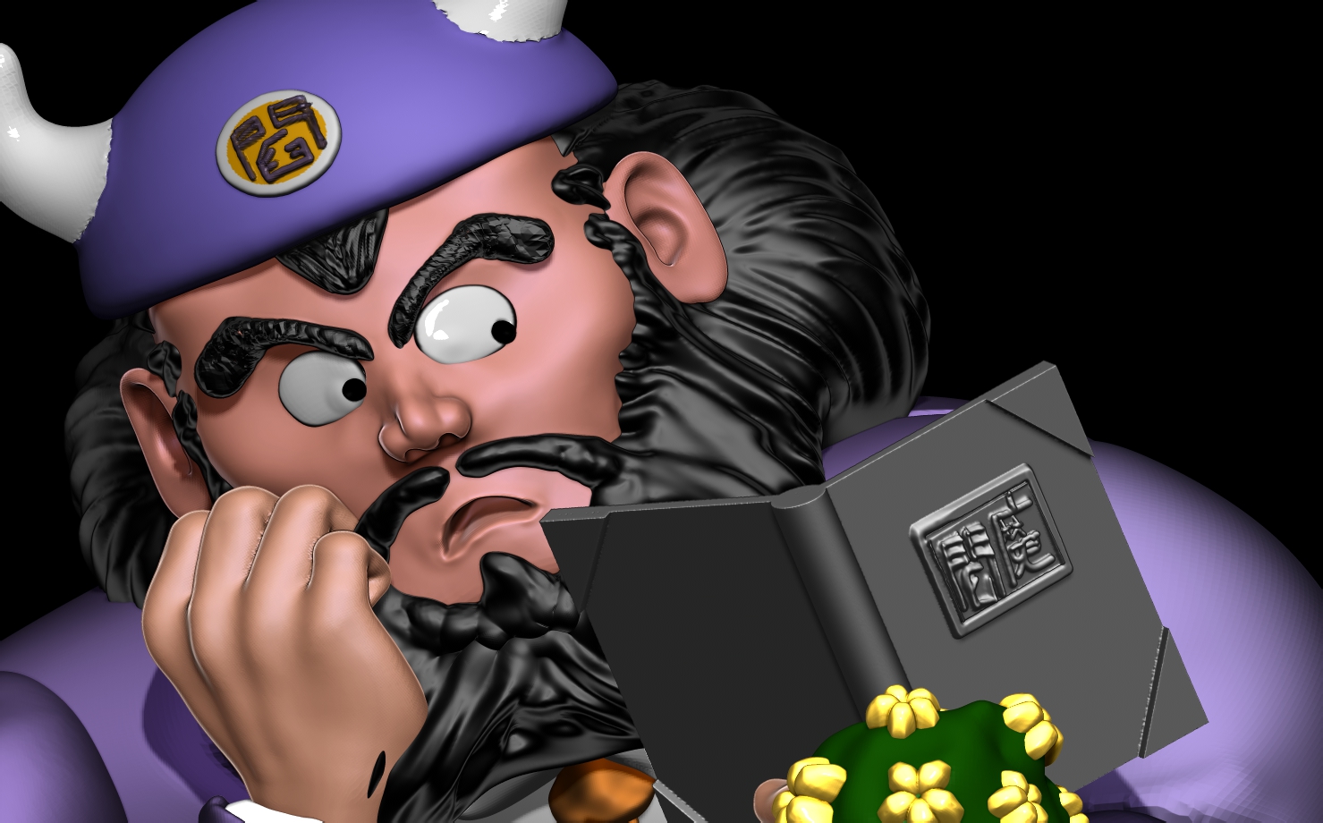 STL file KING YAMA / YENMA - Dragon ball Z diorama 🤴 ・3D print design ...