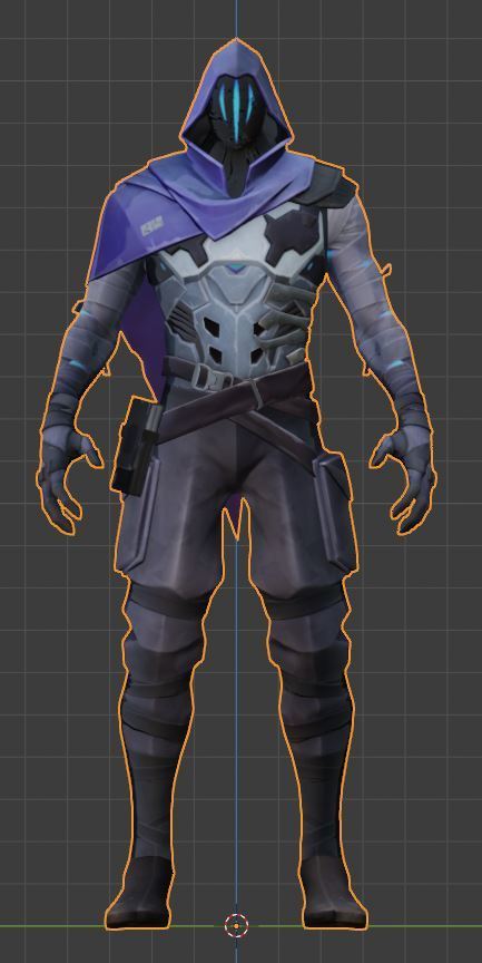 🚗 Omen Valorant Low Poly・Free STL File for ・Cults