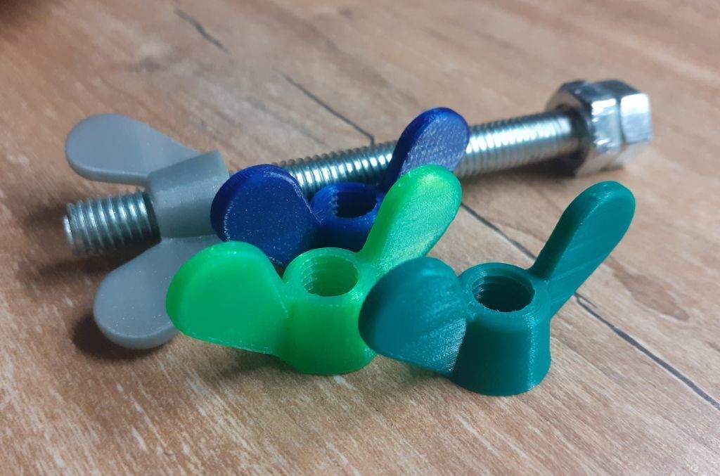 Free STL file M8 Wing Nut 🪶 ・3D printing model to download・Cults