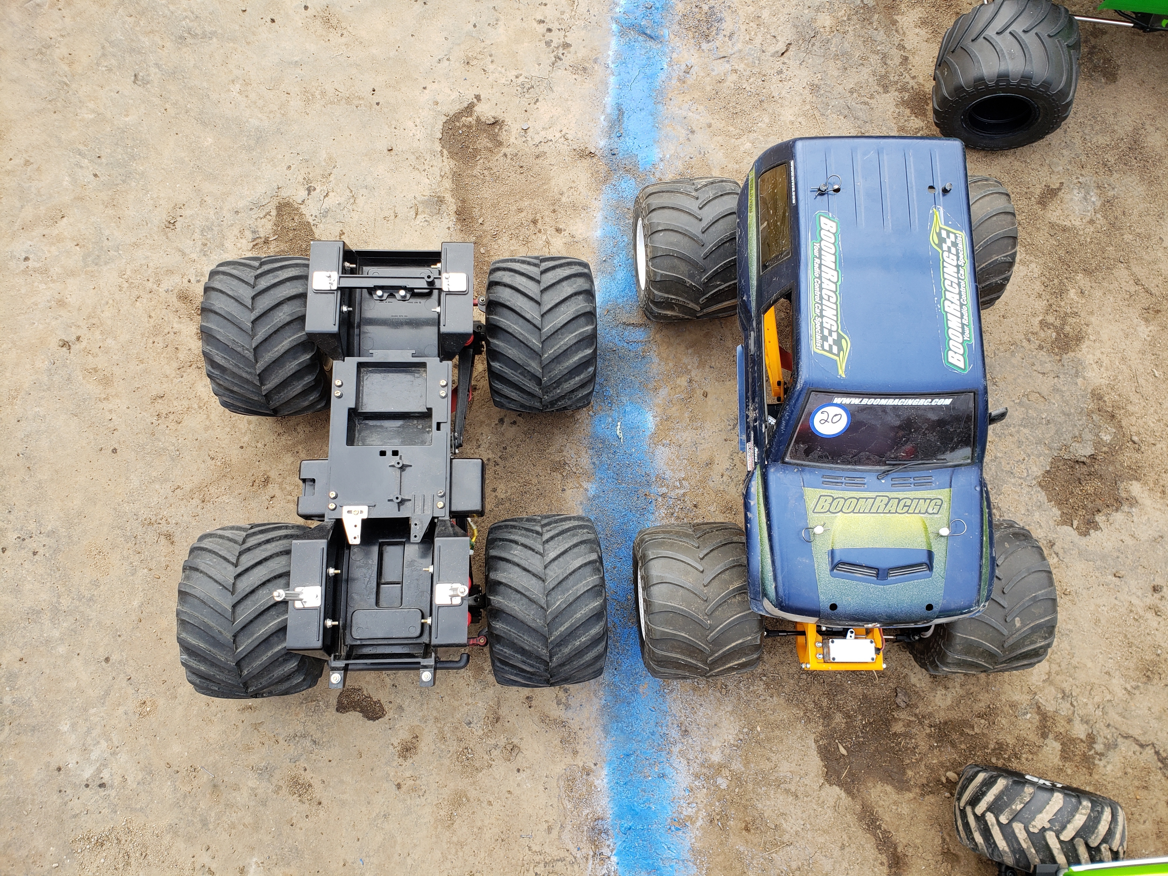 👽 Tamiya Clod Buster Custom suspension arms +0.5 inches with B11・ 3D ...