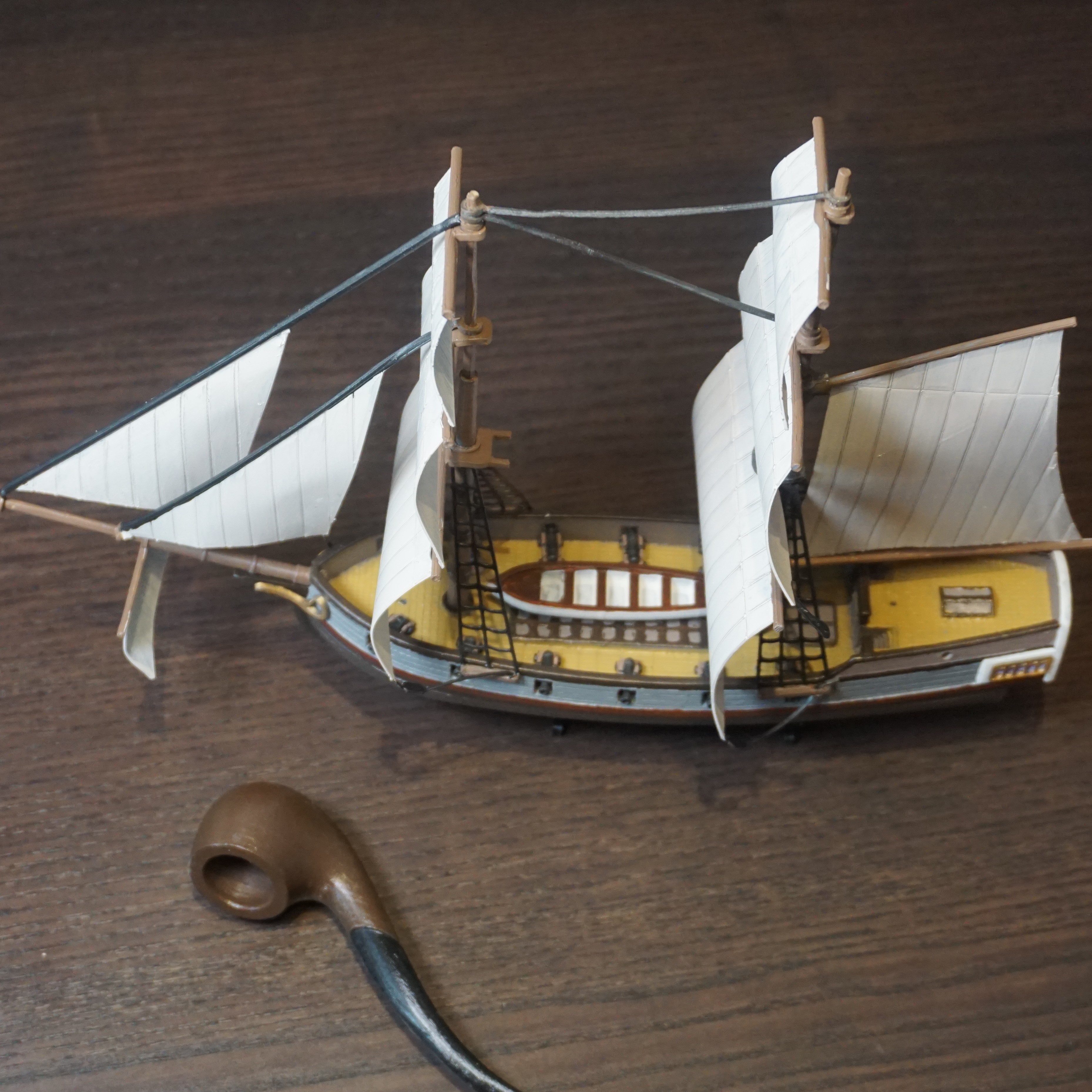 ⛵ Sail ship model / toy・ 3D File for ・Cults