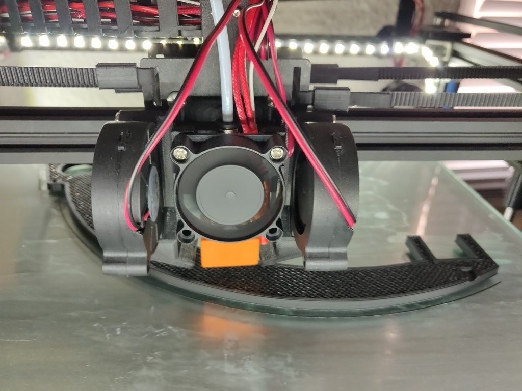 Free 3D file Tronxy X5S Light Stock Hotend Mount 5015 🧞‍♂️ ・3D print ...