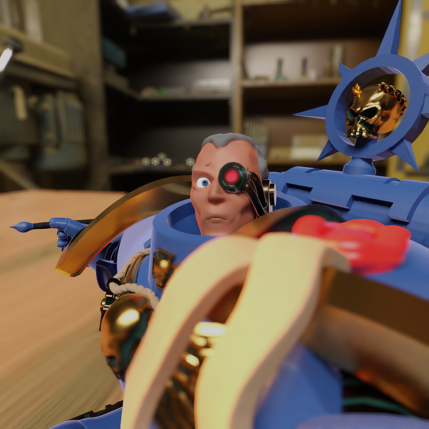 🎲 Chapter Master General McArmchair・Free 3D File for ・Cults