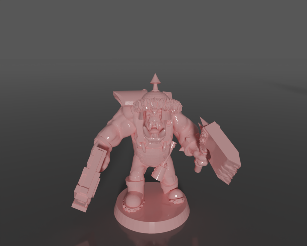 🔫 Ork soldiers with melee weapons and pistols set#3・Free STL File for ...