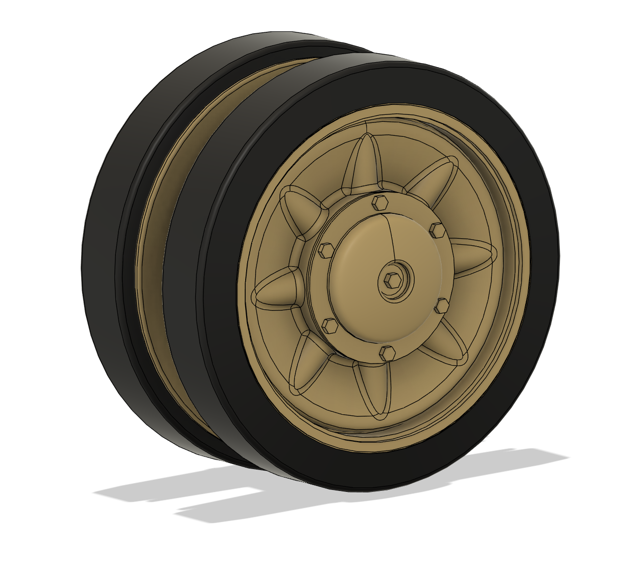 🪖 Panzer IV roadwheels・ STL File for ・Cults