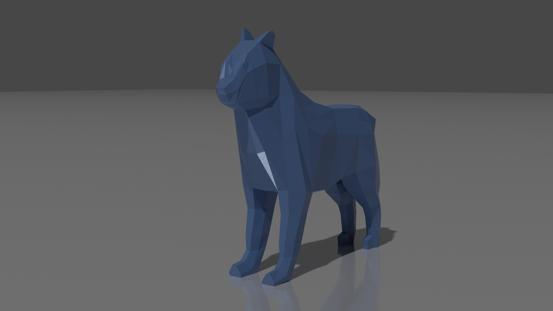 Файл STL Low Poly Dog Simple 🐕 (OBJ)・Шаблон для 3D-печати для загрузки ...