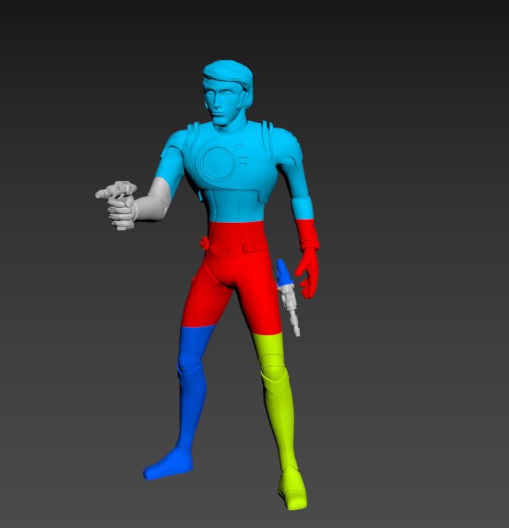 STL file captain flam future 🔮 ・3D printer model to download・Cults