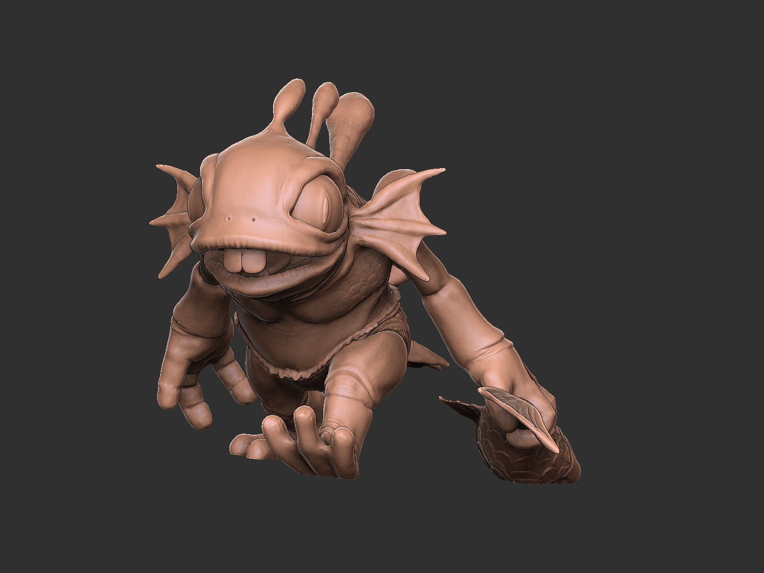 STL file murloc-murky 🗿 ・3D printer model to download・Cults