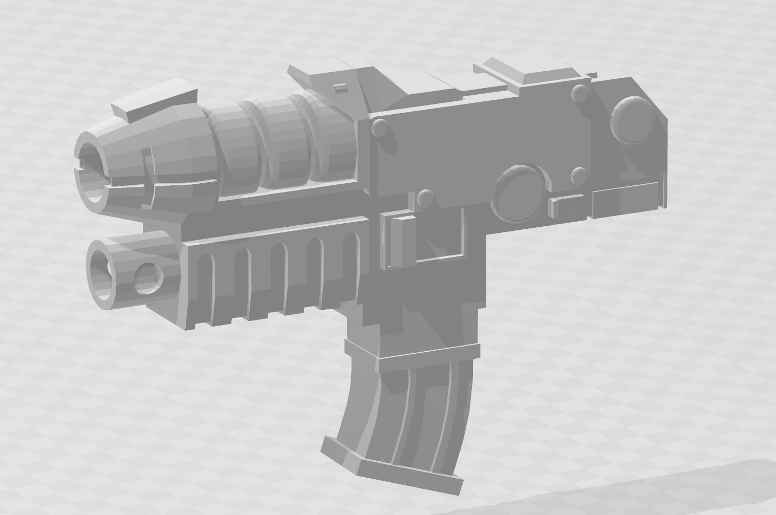 STL file Combi Grav Gun 🔫 ・Model to download and 3D print・Cults