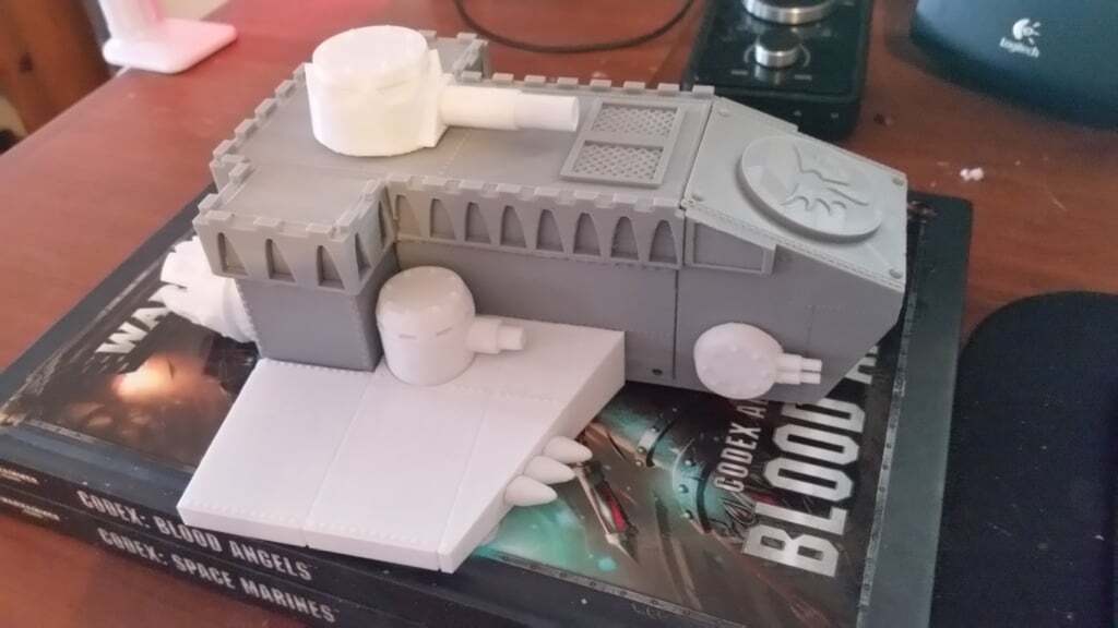 3D printed Thunderhawk Gunship 40k Scale (Original Epic)・Cults