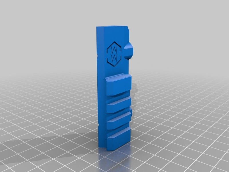 👴 Picatinny Riser - Half Inch - OLD・Free STL File for ・Cults