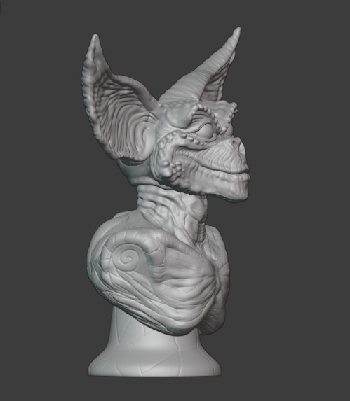 👤 Gremlins Bust・ STL File for ・Cults