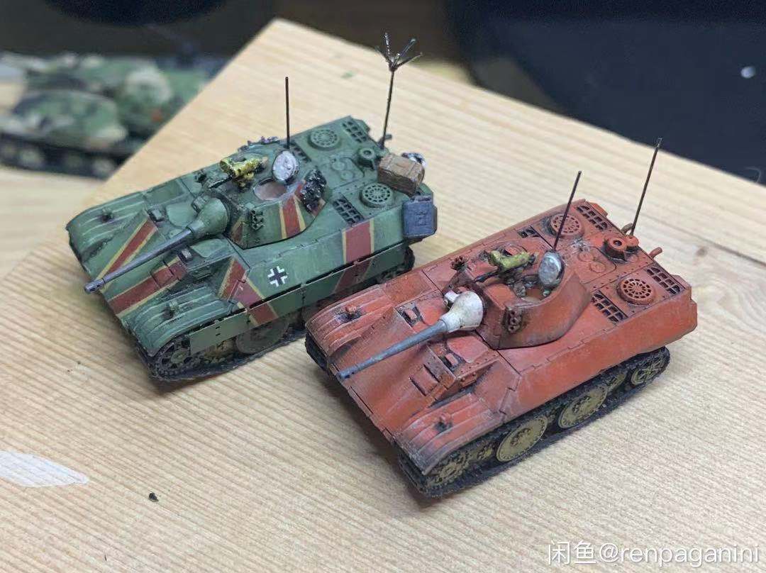 STL file 1/72 vk-1602 tank ww2 german light tank 3dprinted 🪖 ・Model to ...