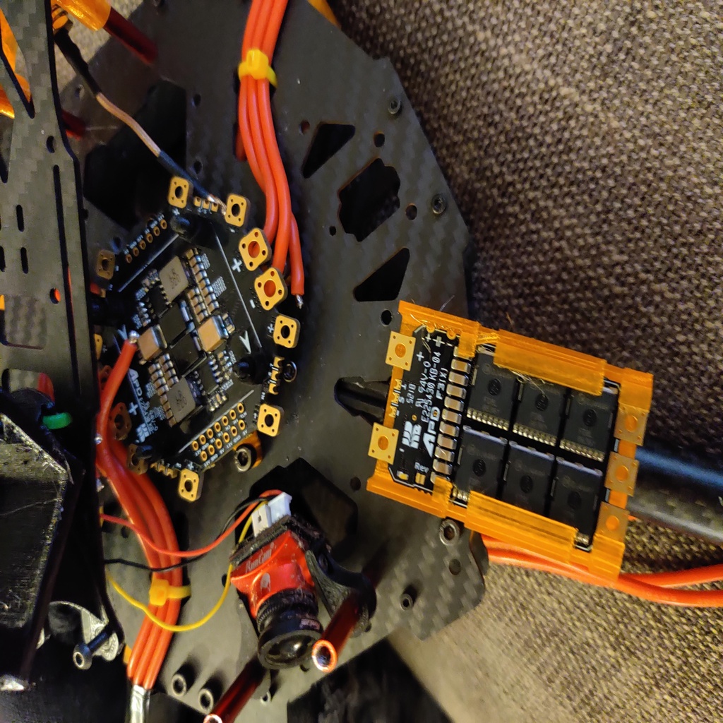 🚁 APD 120a ESC mount for Tarot 650 16mm arms・ 3D File for ・Cults