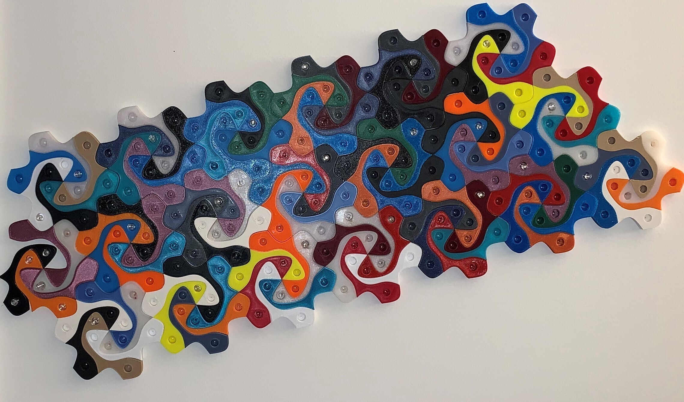Free STL file Tessellation with Push Pin Holes 🧷 ・Design to download ...