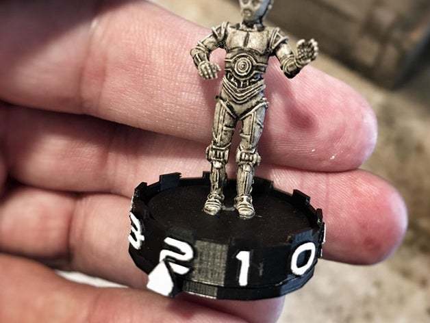 🧑‍⚕️ Health Counter for Miniatures・Free 3MF File for ・Cults