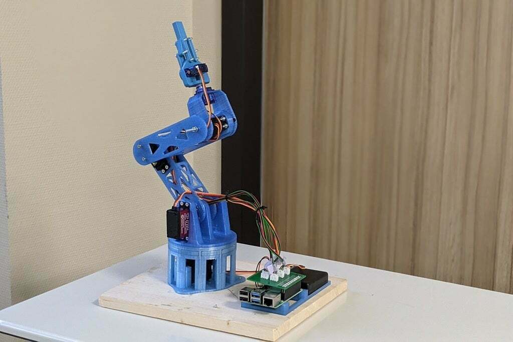 🤖 5 axis robot arm・Archivo STL para ・Cults