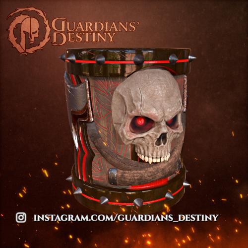 3D file Warrior Orc Mug ☕ ・Model to download and 3D print・Cults