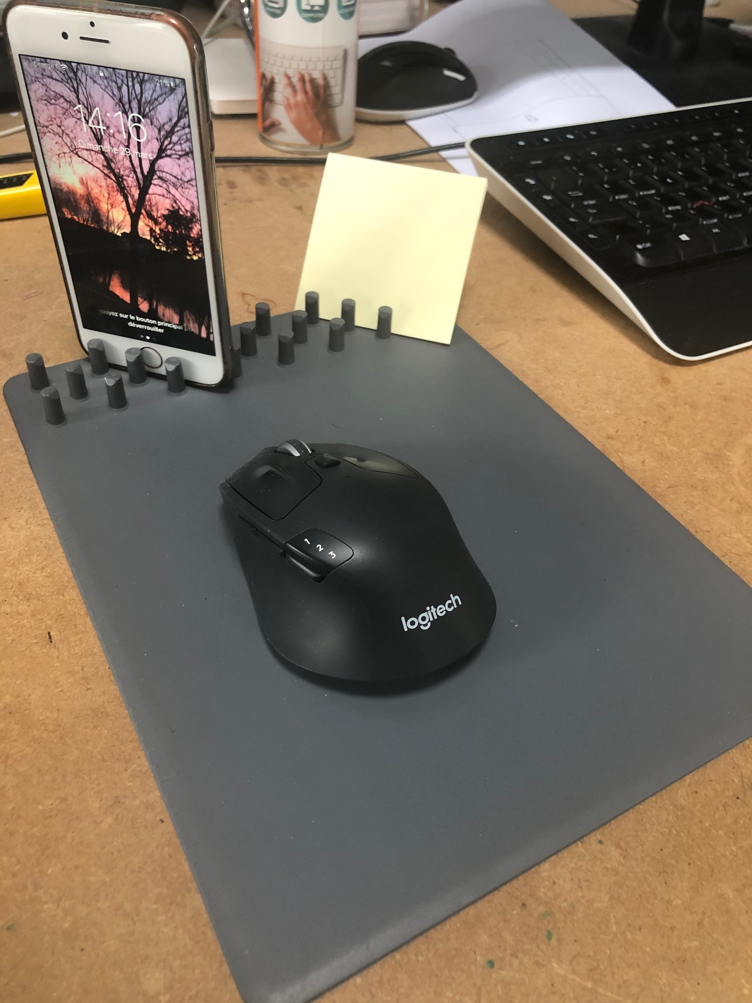 Free 3D file Solid mouse mat pad, with object supports v- mousepad 🐁 ・3D printer model to ...