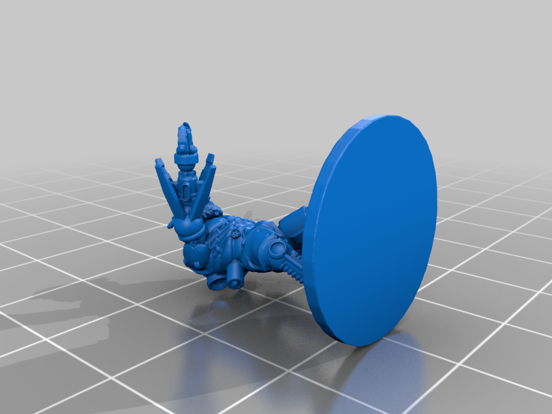 👁️ 4 Eye Monster- Android Alien・Free STL File for ・Cults