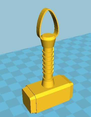 Arquivo grátis STL Mjolnir 🎲 ・modelo para impressão 3D para download・Cults