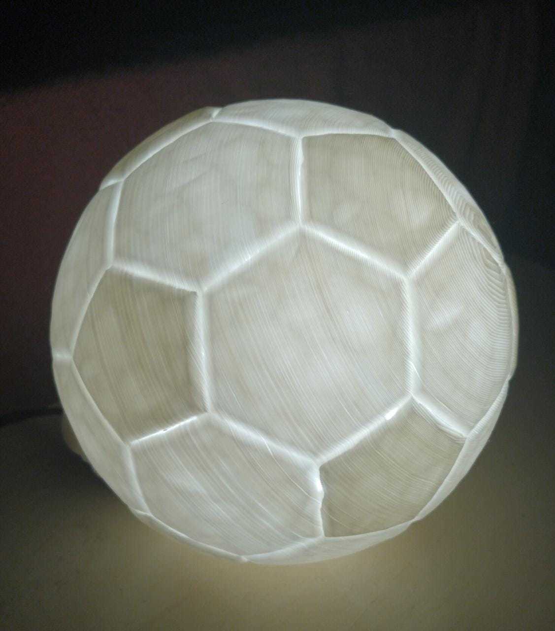 STL file Lamp Futbol Soccer 🔦 ・3D printable model to download・Cults