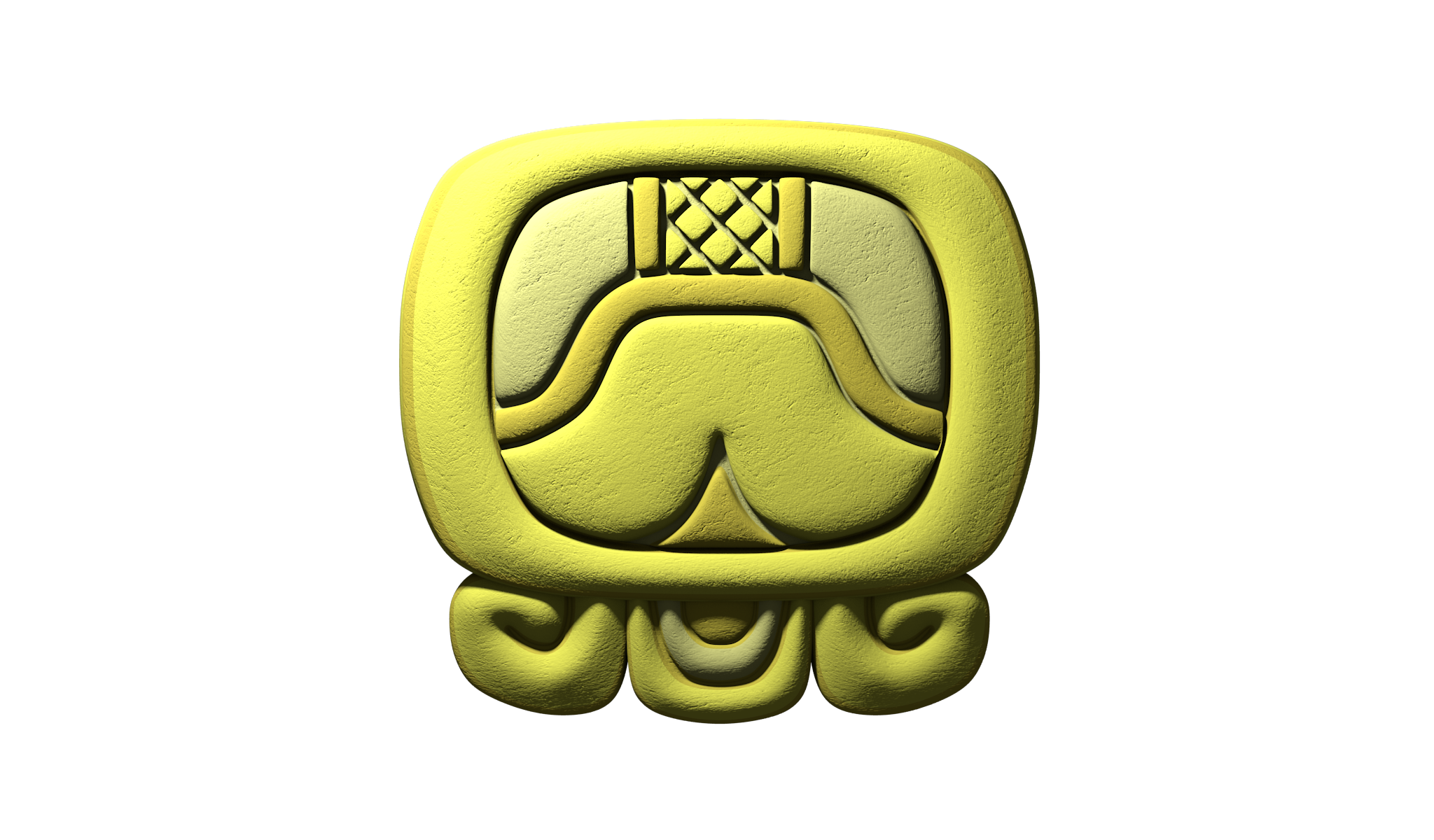 Archivo STL gratis Kib, glifo maya 🎨 ・Plan de impresión en 3D para ...